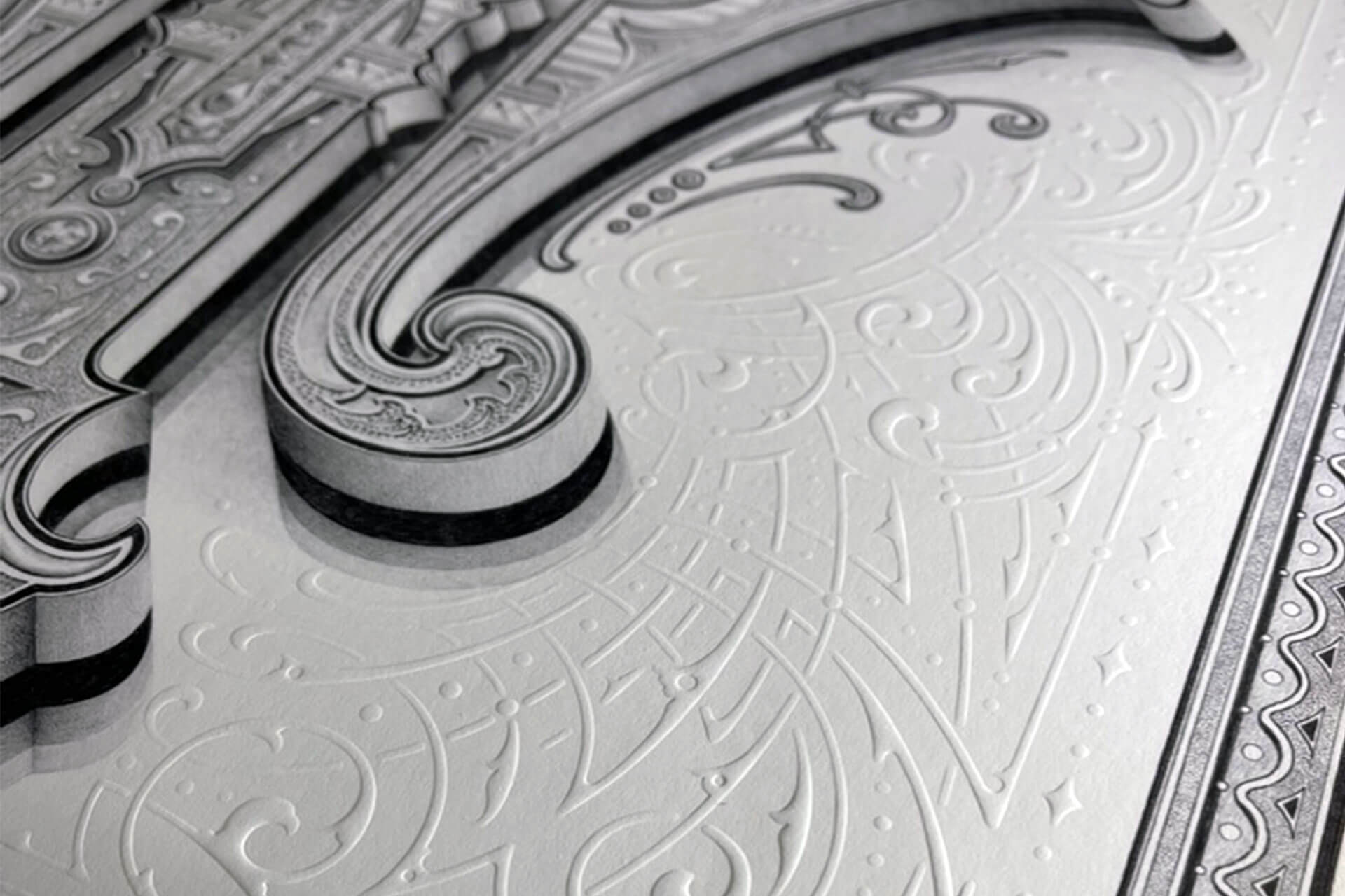How I made the letter T print - David Smith - Traditional Ornamental ...
